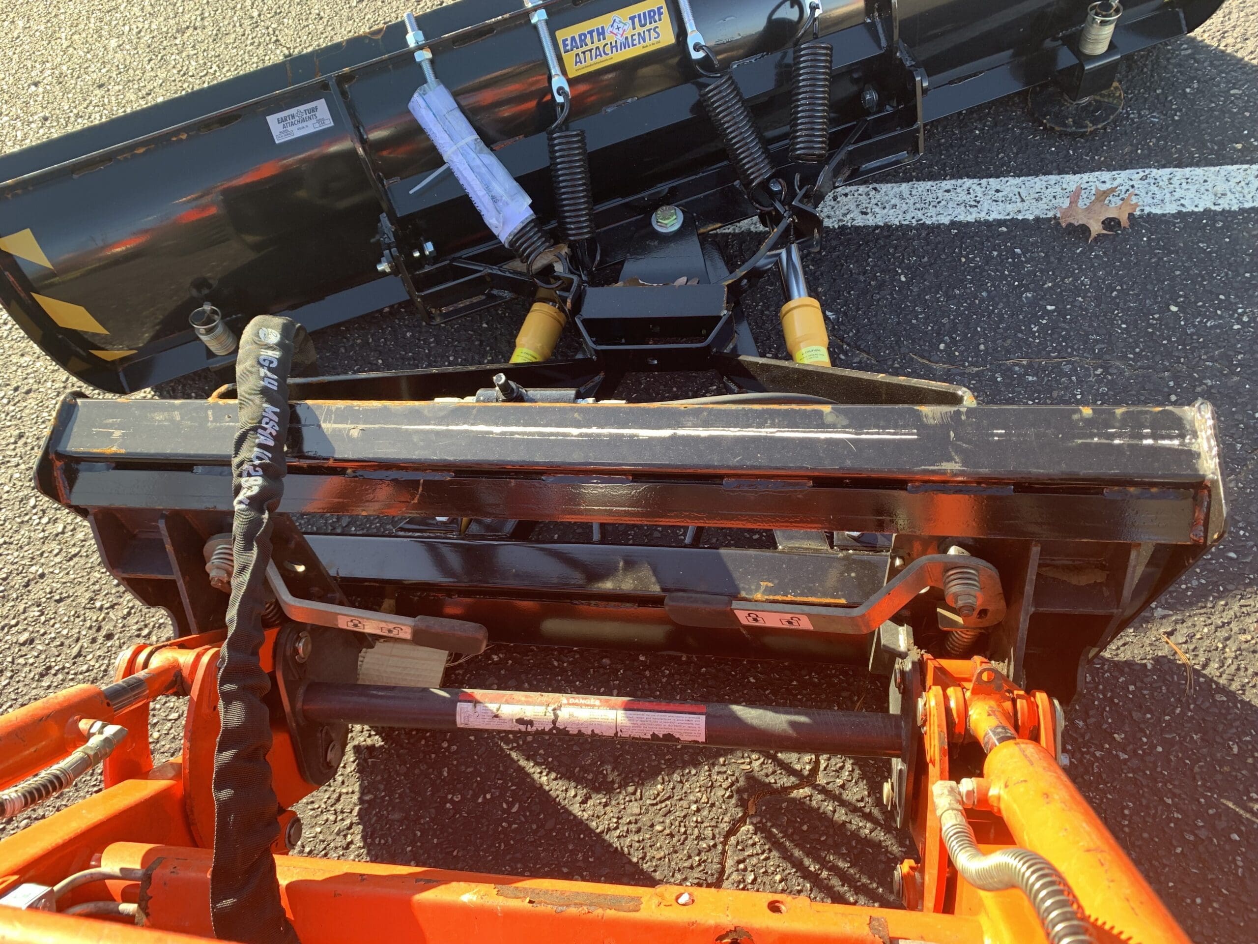 78 Inch Hydraulic Angle Snow Blade Skid Steer Quick Attach | Weaver's ...